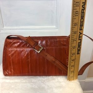 Bags | Vintage Authentic Eel Skin Handbag Purse | Poshmark